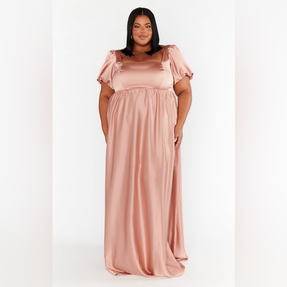Show Me Your MuMu | Dresses | Show Me Your Mumu Nora Maxi In Rose Gold ...